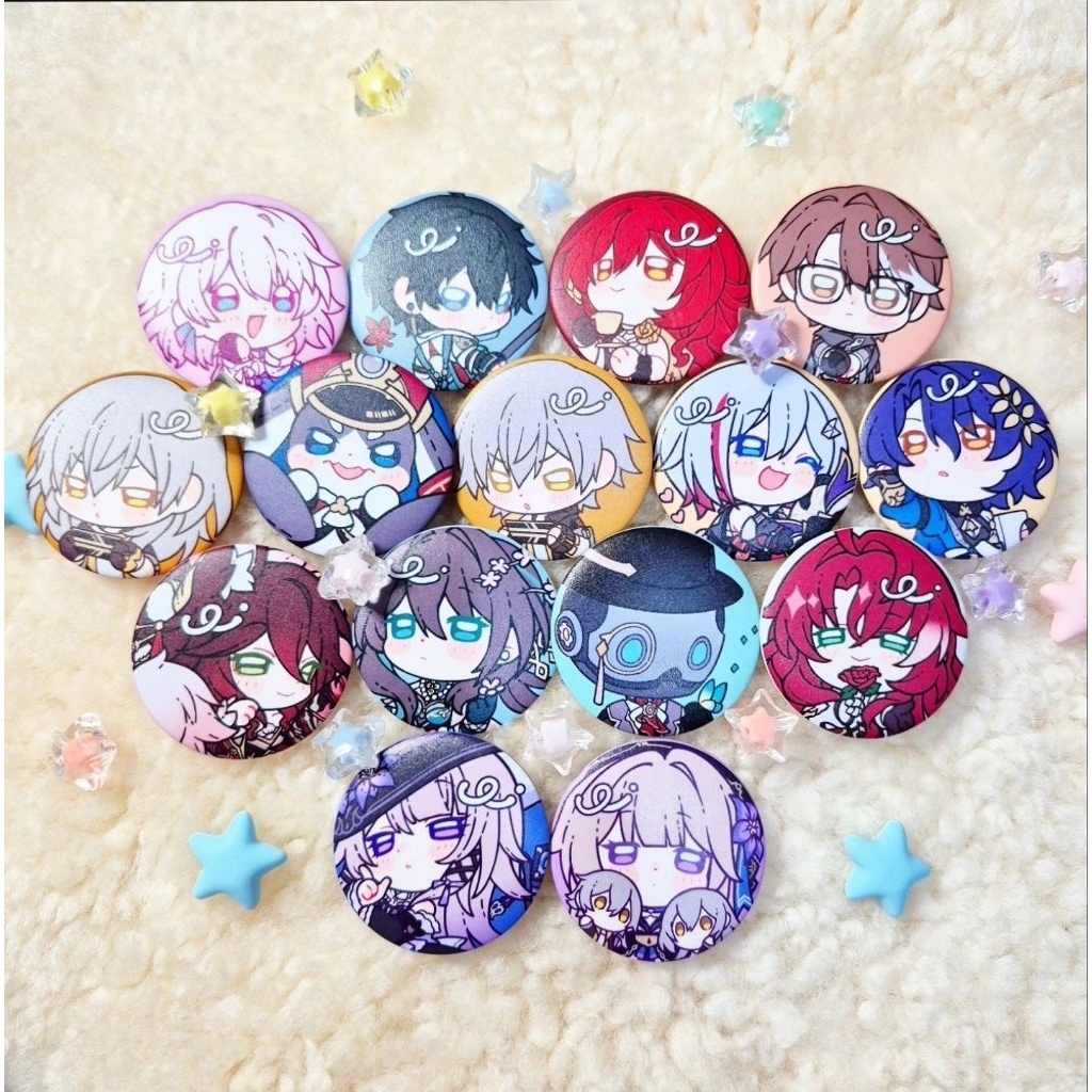 Jual Honkai Starrail Fanmerch Pin by Azurabbit - Astral Express dan ...