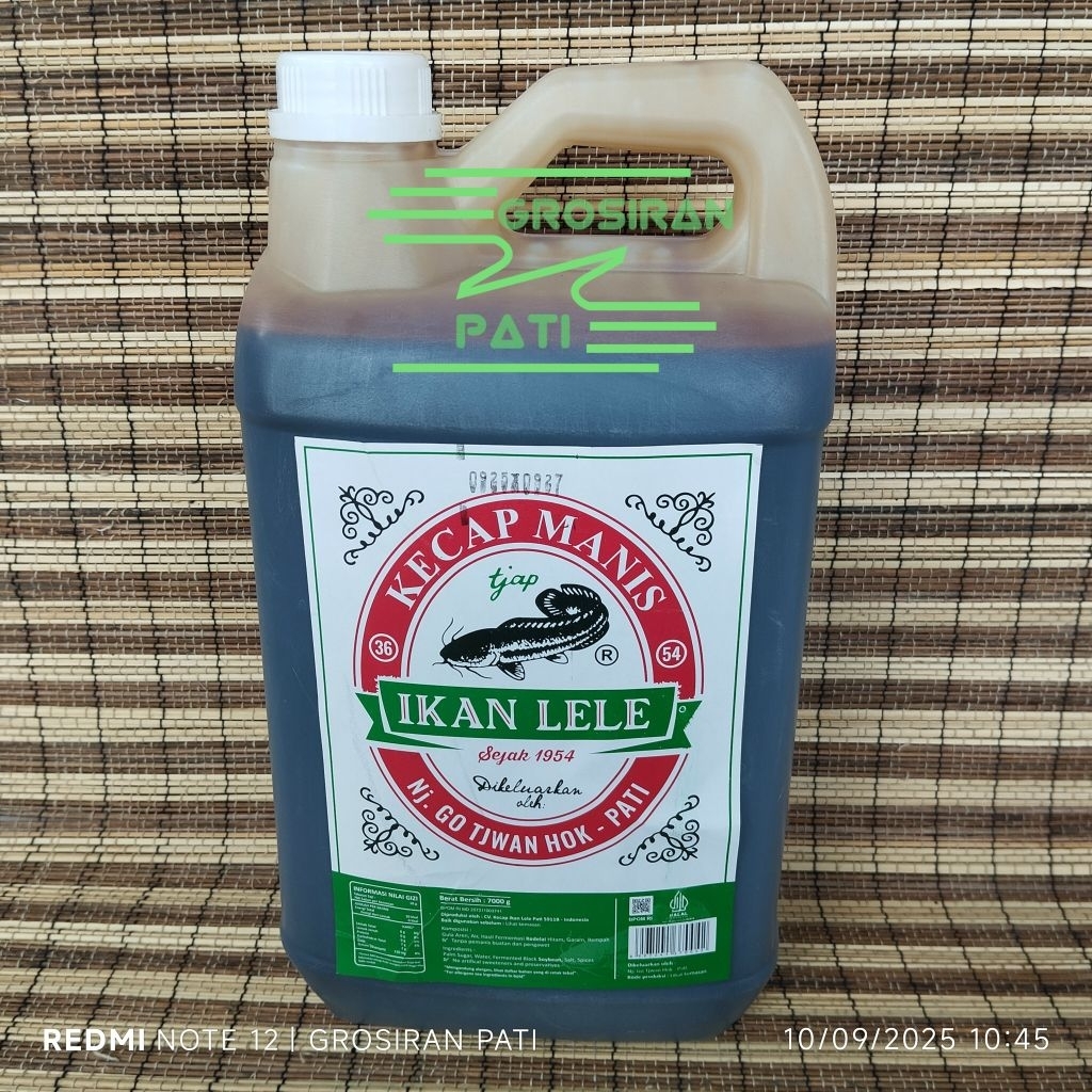 Jual KECAP LELE KHAS PATI DERIJEN 7 LITER | Shopee Indonesia