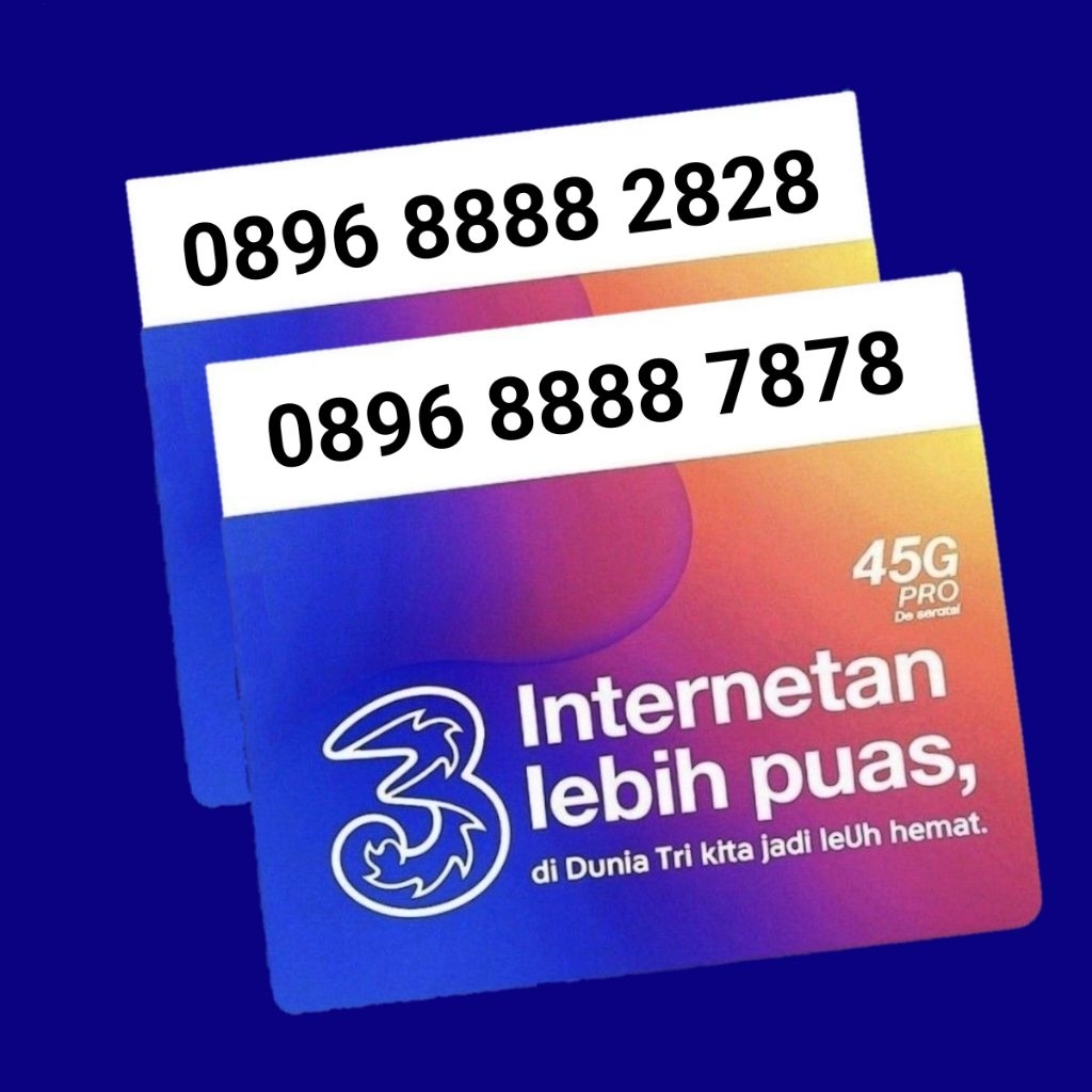 Jual Kartu Perdana Three - Nomor Cantik Tri Prabayar - Nomor Cantik ...