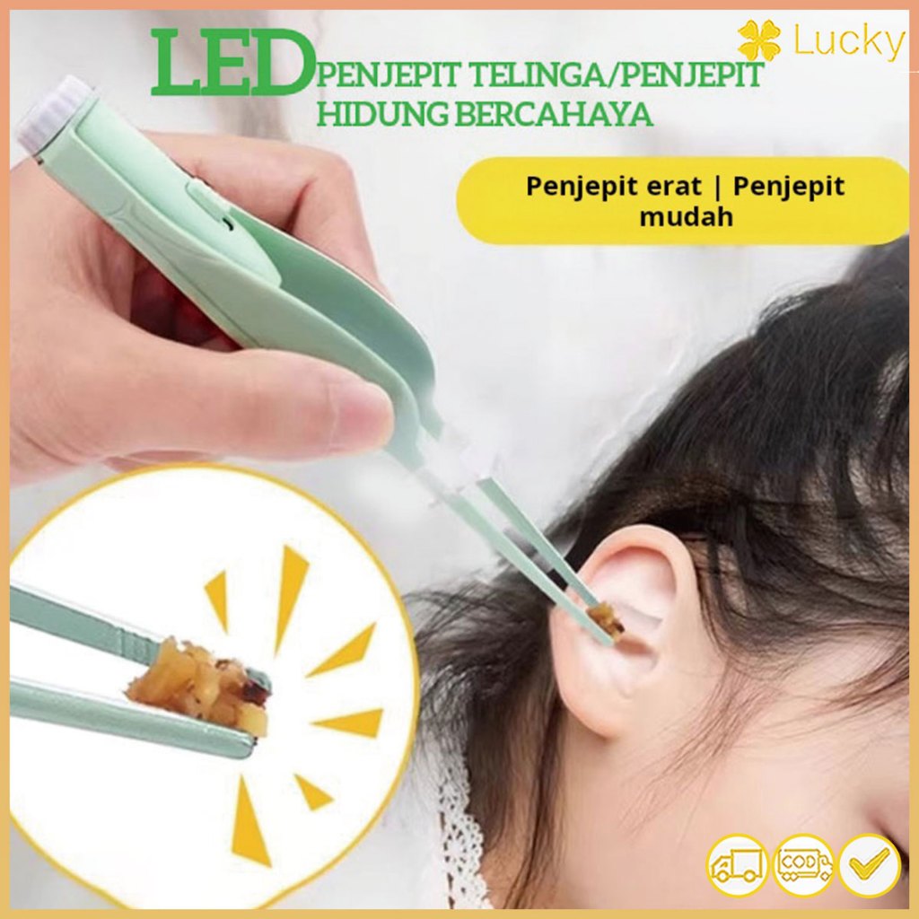 Jual Alat pembersih telinga visual bercahaya untuk anak-anak, penjepit ...