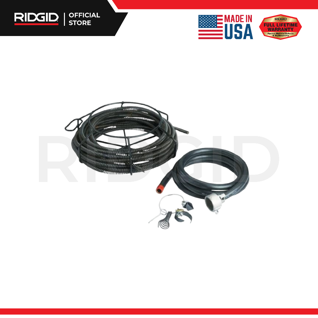 Jual RIDGID Cable Kit A40 Six Sections: C-9, 5/8" x 10" (60', 18.3m ...