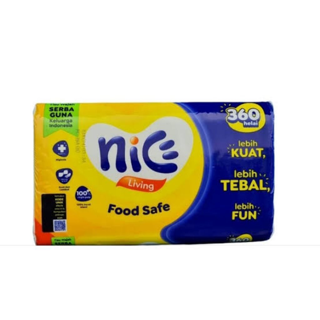Jual NICE Tissue Facial 180 Sheeat 360 Helai 2 Ply Tisu Nice | Shopee ...