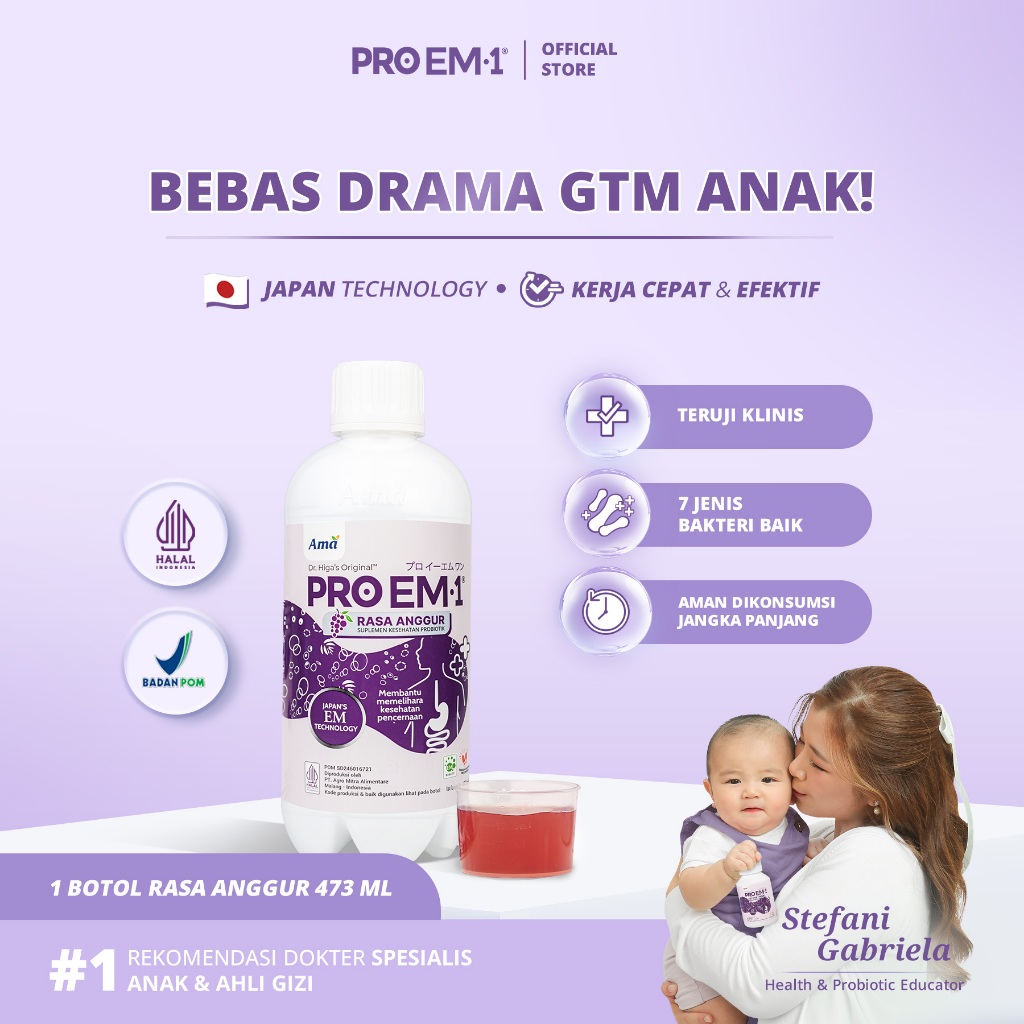 Jual [Special Live Promo] PRO EM1 Rasa Anggur 473ml | Suplemen ...