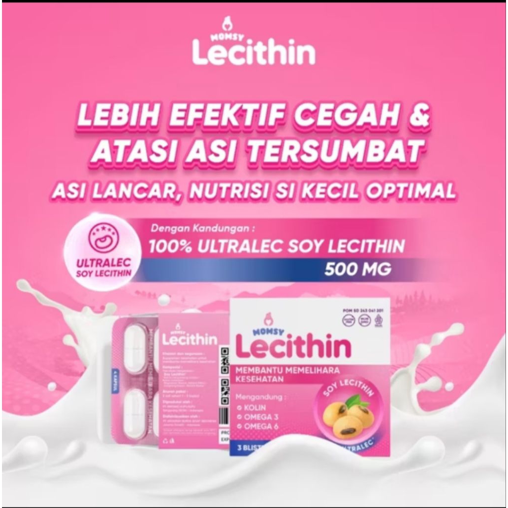 Jual Momsy Lecithin Ultralec Soy memperlancar ASI tersumbat lecitin 12 ...