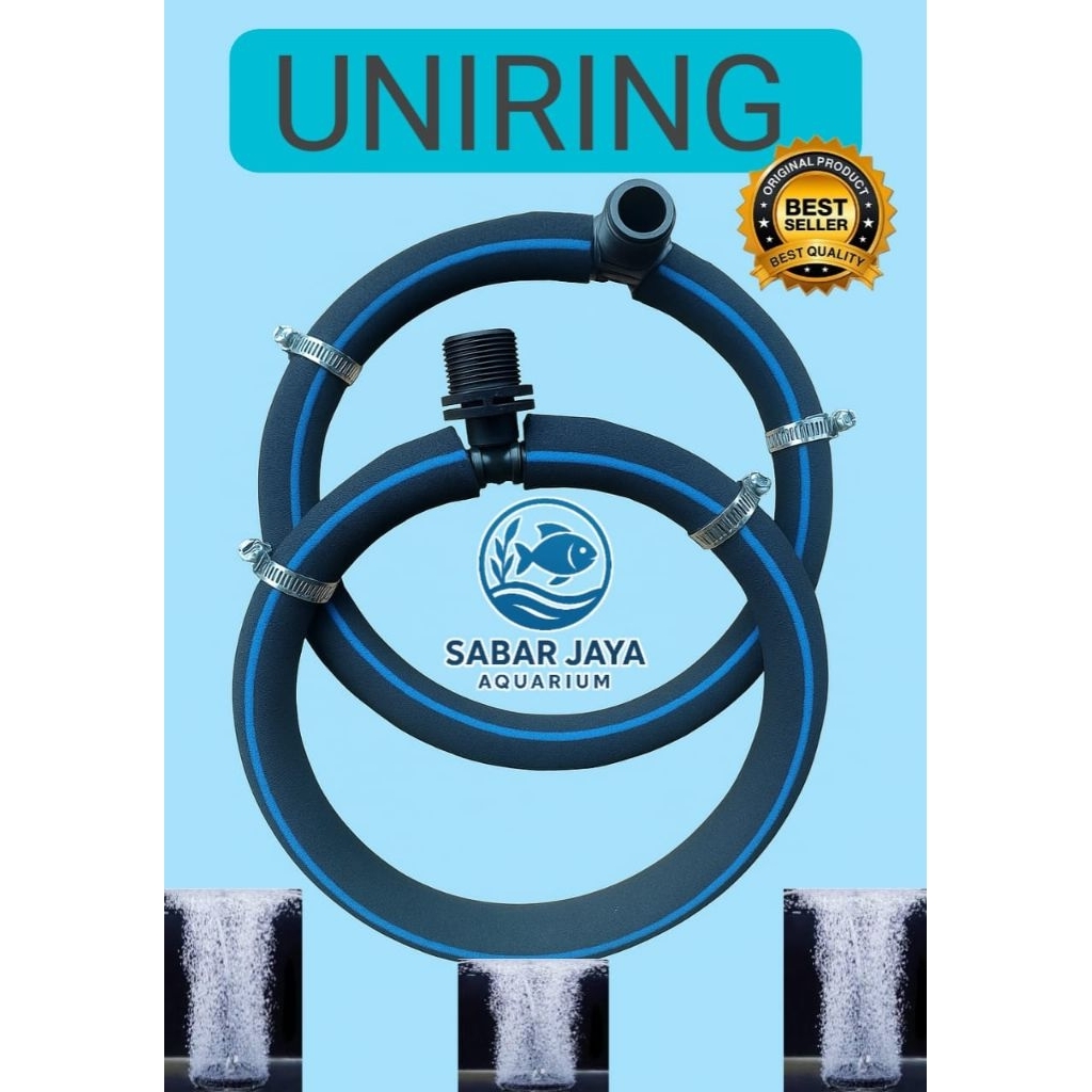 Jual Air stone uniring Bulat /Selang Uniring/Uniring Aerasi pas untuk ...
