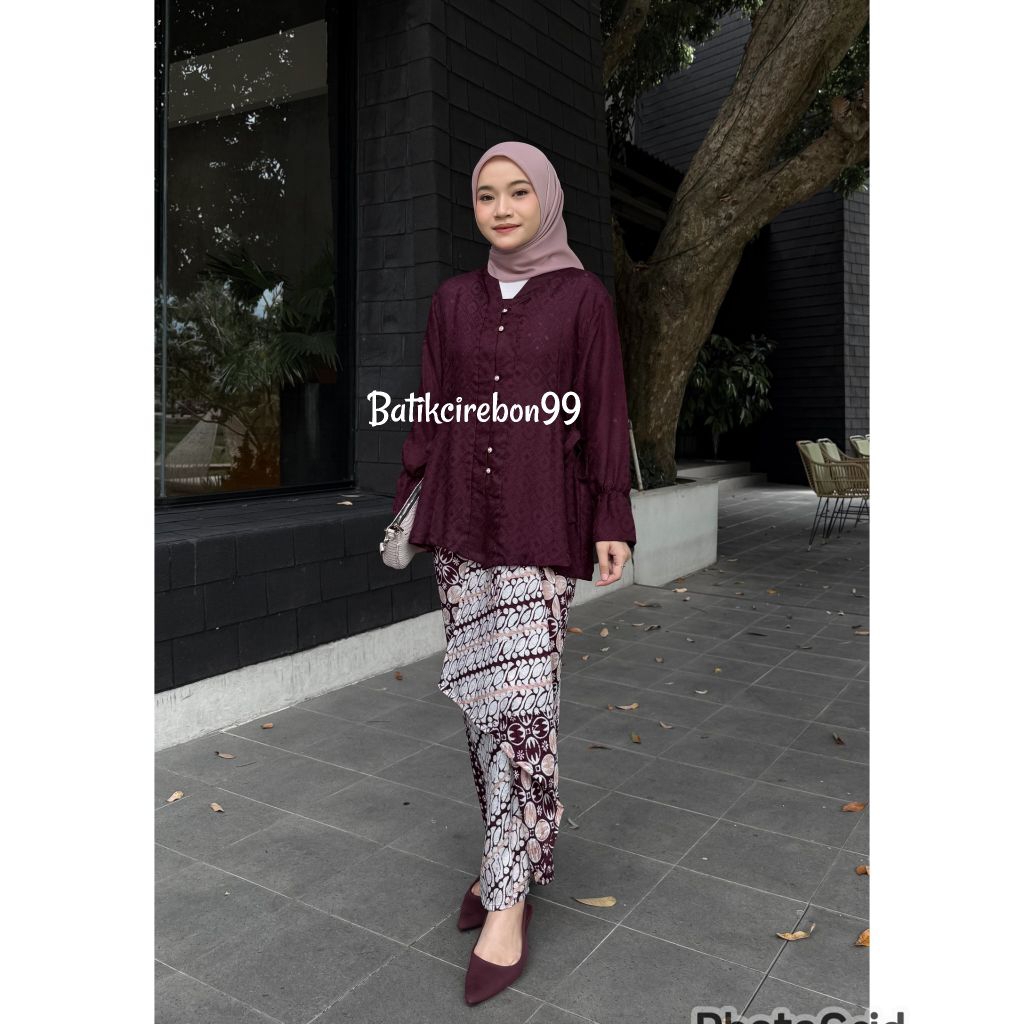 Jual BATIKCIREBON99 | ARUNA KEBAYA VISCOSE | KUTUBARU MODERN | ONESET KEBAYA | Shopee Indonesia