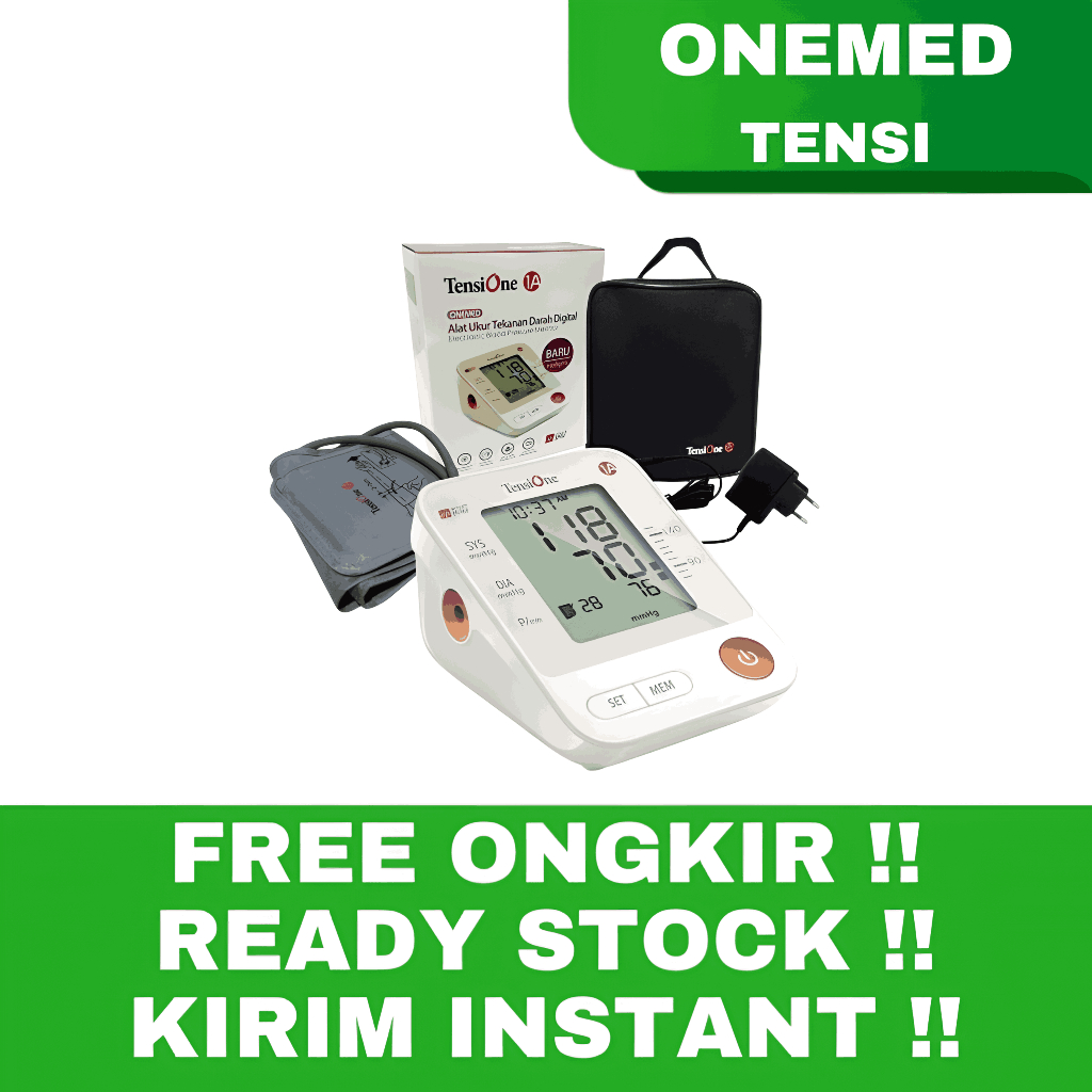 Jual ONEMED TENSI ONE ALAT UKUR TEKANAN DARAH DIGITAL TENSI ANEROID ...