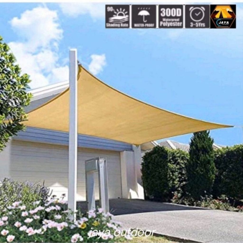 Jual tenda kanopi awning taman ukuran 3x7 bahan D300 | Shopee Indonesia