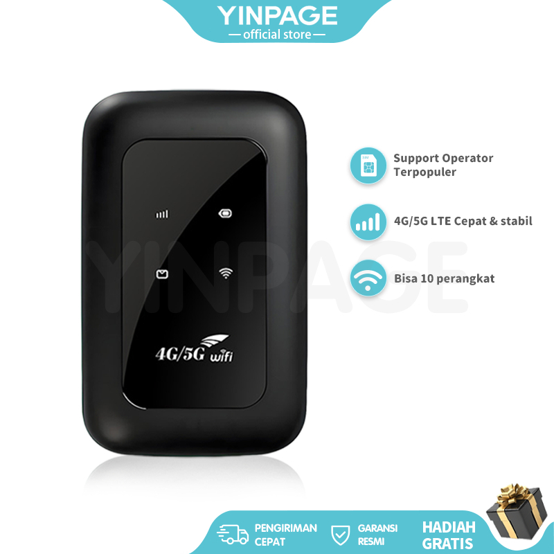 Jual Modem WiFi 4G/5G LTE Portable Mini Router / MiFi Hotspot WiFi Saku ...