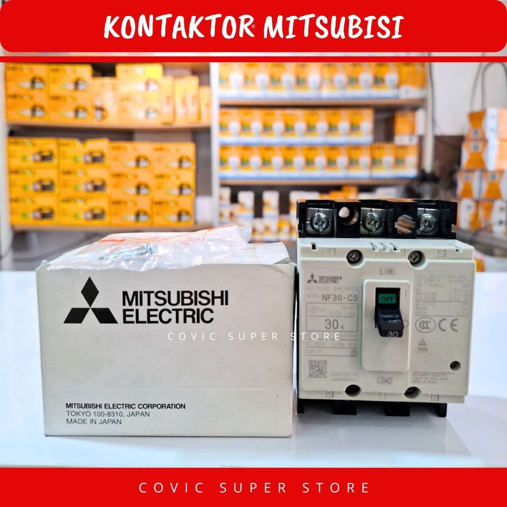 Jual MITSUBISHI NFB 3P 30A NF30-CS NO FUSE BREAKER | Shopee Indonesia