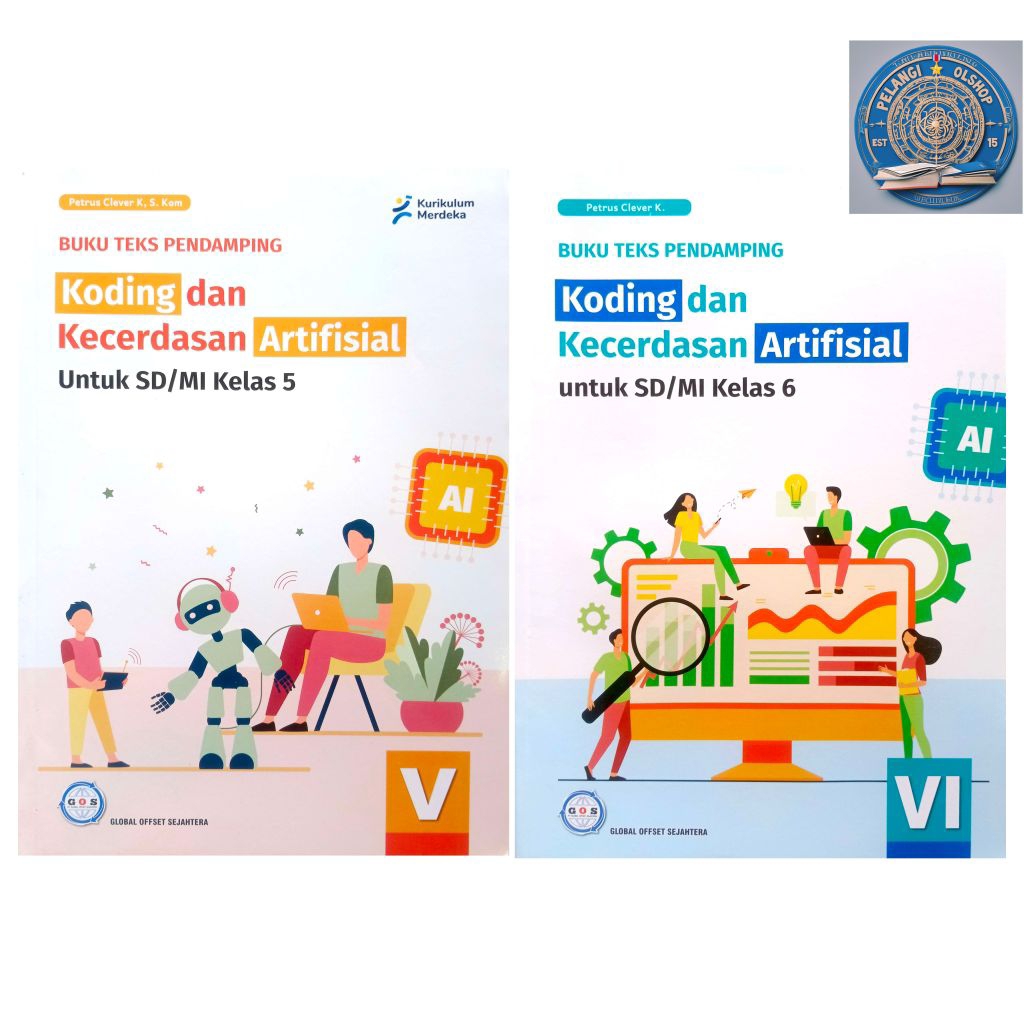 Jual GOS KODING DAN KECERDASAN ARTIFISIAL SD/MI KELAS 1 2 3 4 5 6 ...