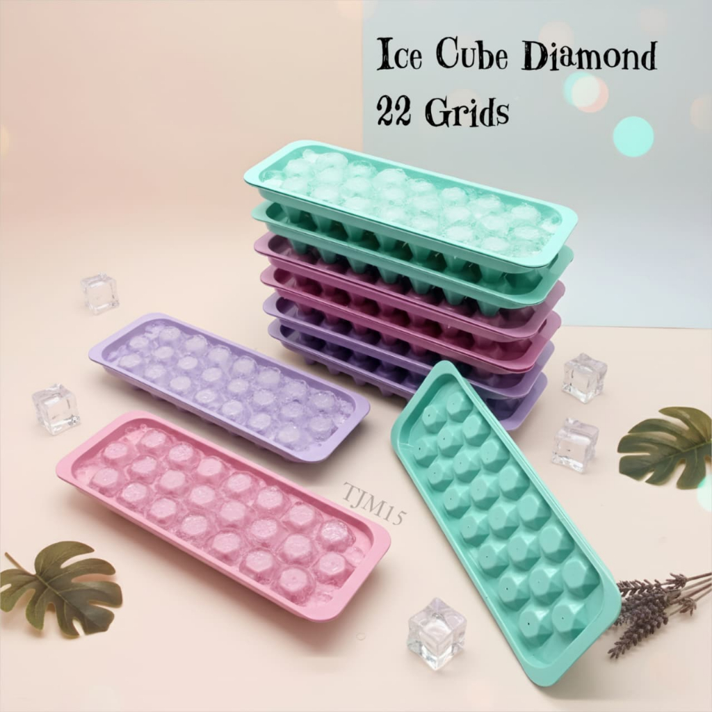 Jual Cetakan Es Diamond 22 Grids Ice Cube Tray [ SATUAN ] | Shopee ...