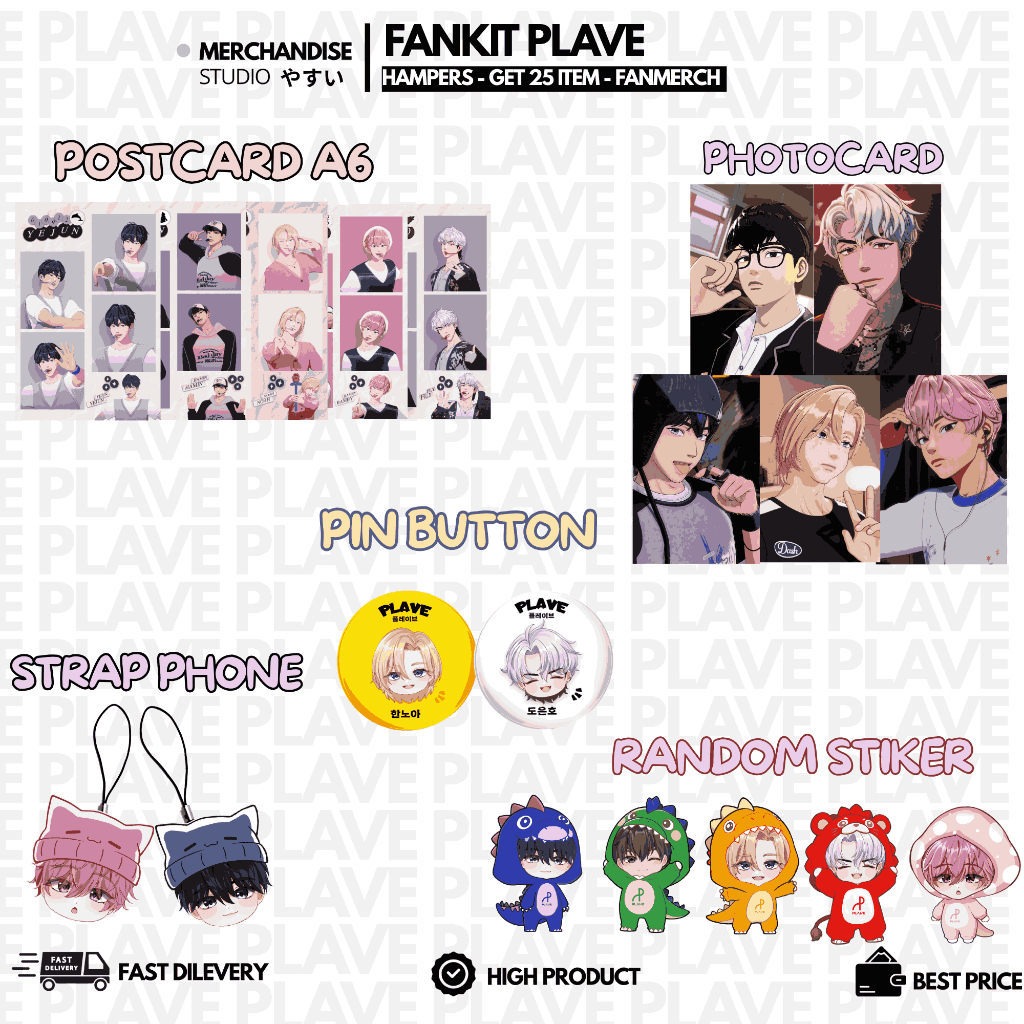 Jual OZM1 - [ FANKIT VTUBER ] GIFT BOX VTUBER / HAMPERS VTUBER / FANKIT BOX SOL4CE | Shopee ...