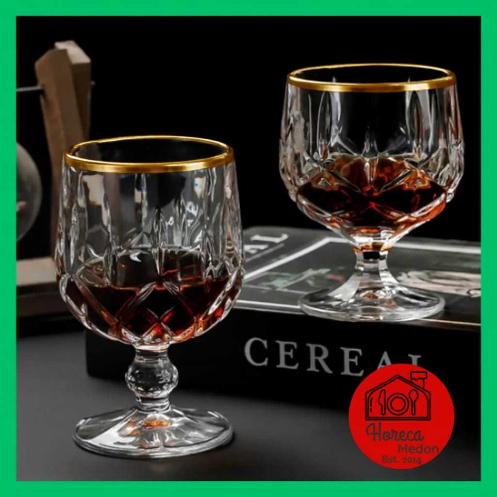 Jual 6PC Gelas Kaca Kristal Wine / Gelas Kristal Lang xu / Gelas Kaca ...