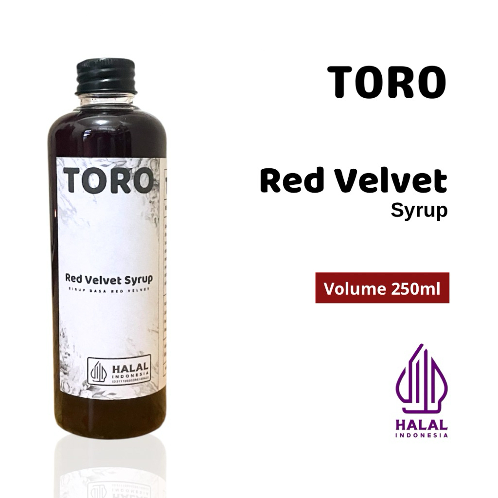 Jual Red Velvet Syrup 250ml | Sirup Rasa Red Velvet 250ml | Shopee ...