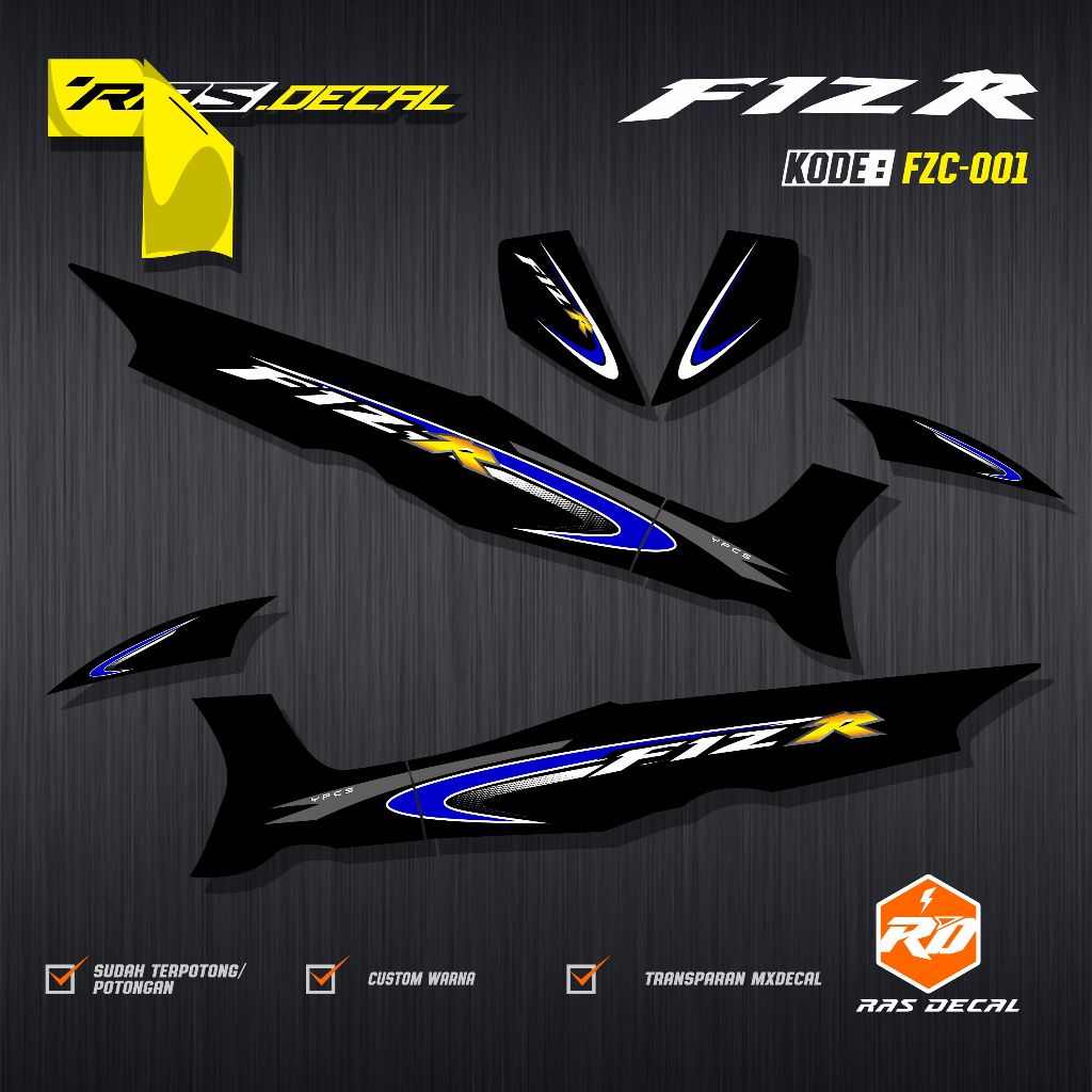 Jual Stiker Striping FIZ R Custom / Striping Polet Fiz R YPCS | Shopee ...