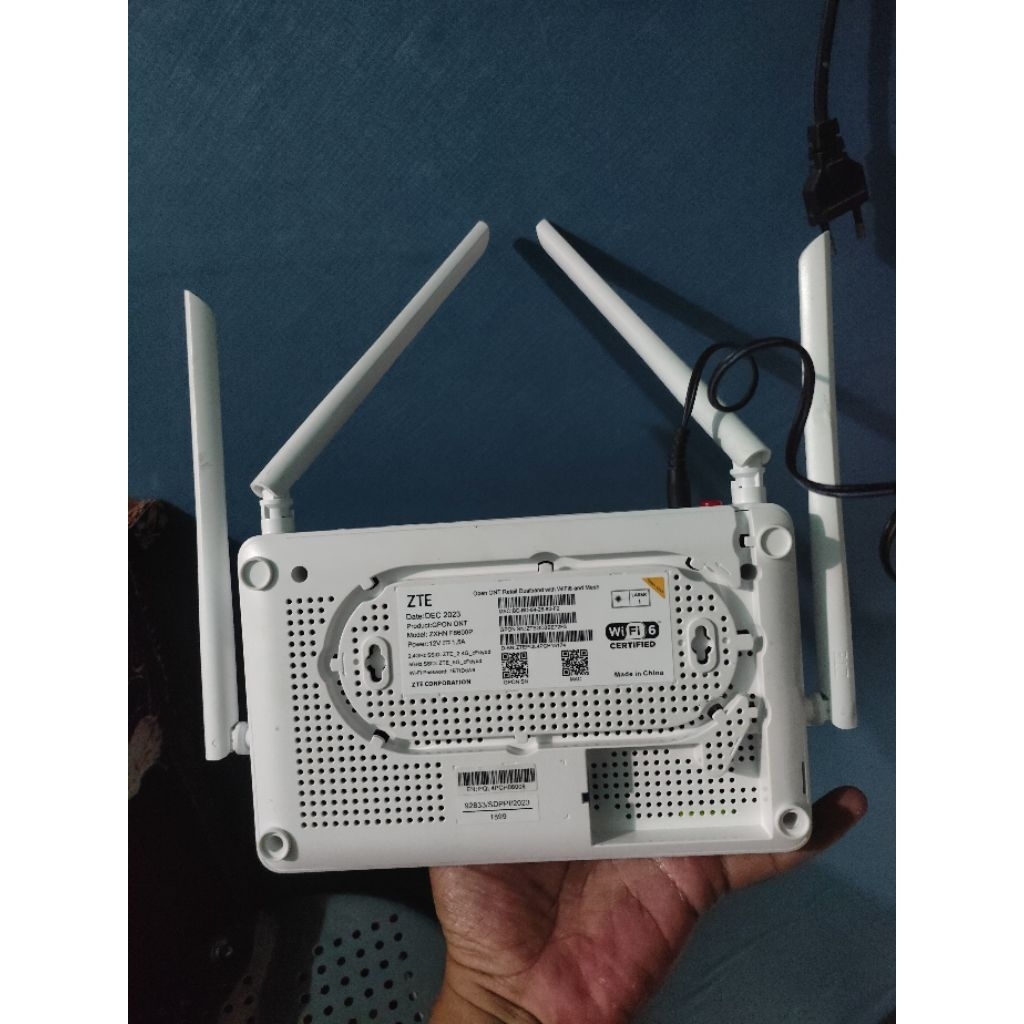 Jual OPEN ONT GPON ZTE ZXHN F6600P dualband premium | Shopee Indonesia