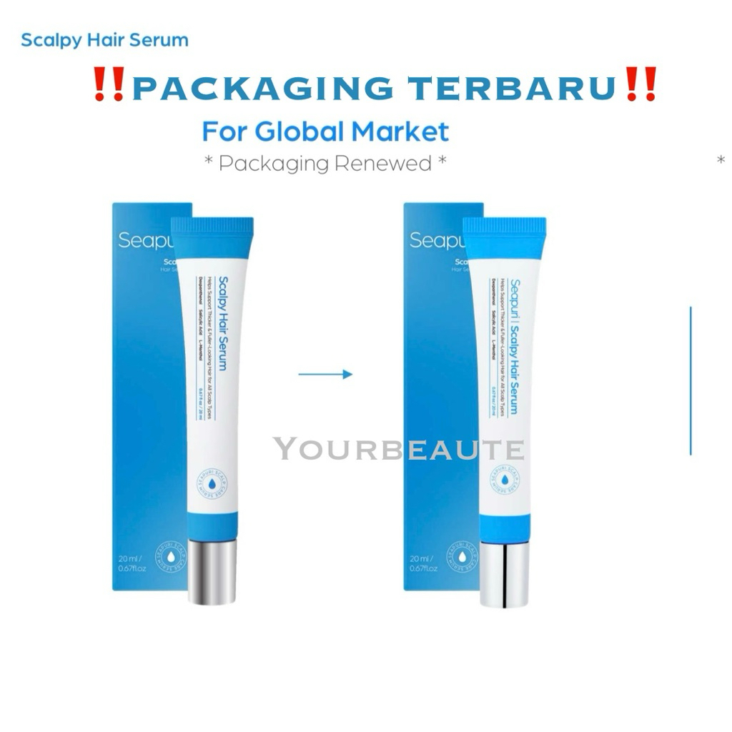 Jual ORIGINAL Seapuri Scalpy Hair Serum Hair Growth Boost Ampoule Anti ...