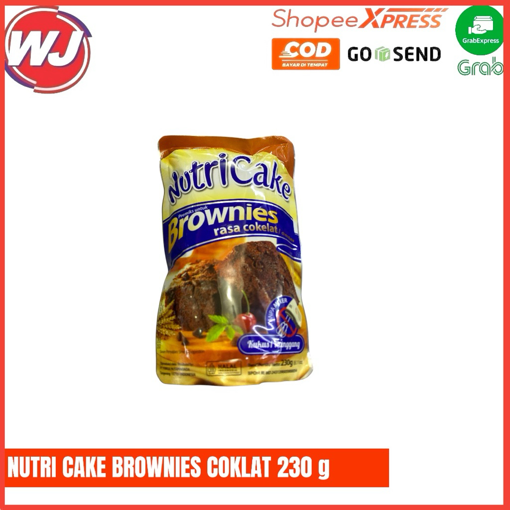 Jual NUTRI CAKE BROWNIES 230 g | Shopee Indonesia