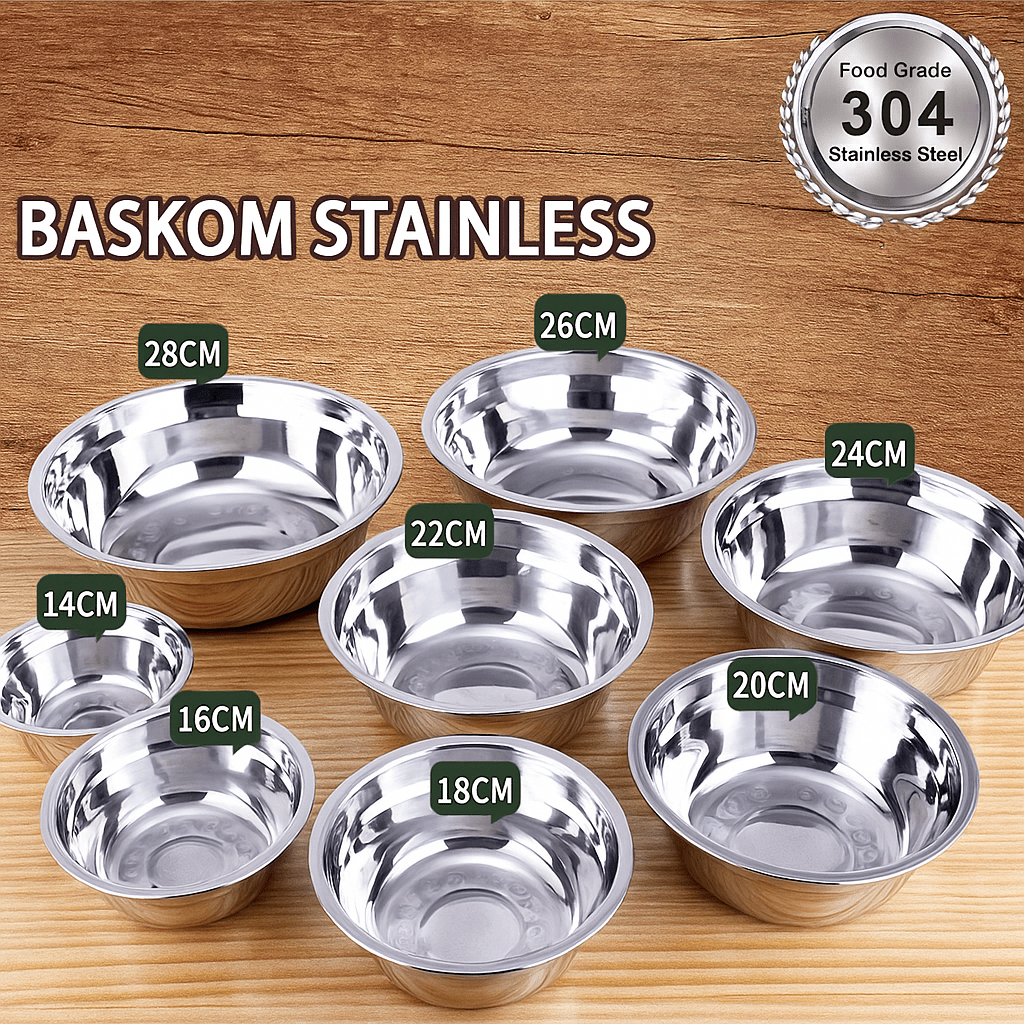 Jual Baskom Stainless Terlengkap & Harga Terbaru Mei 2026 | Shopee ...