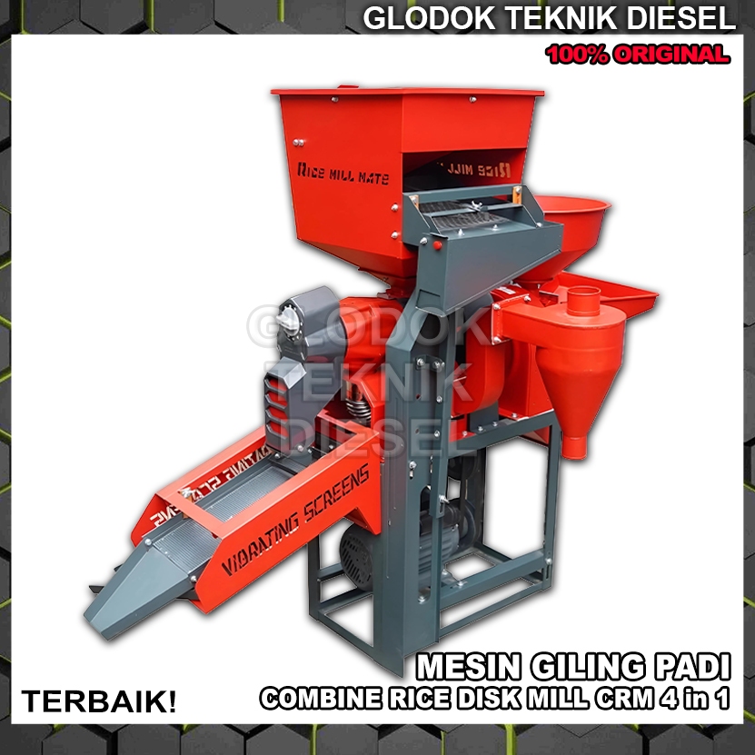 Jual Mesin Giling Padi Beras Gabah Selep 4in1 BADJA PRO MAX Penepung ...