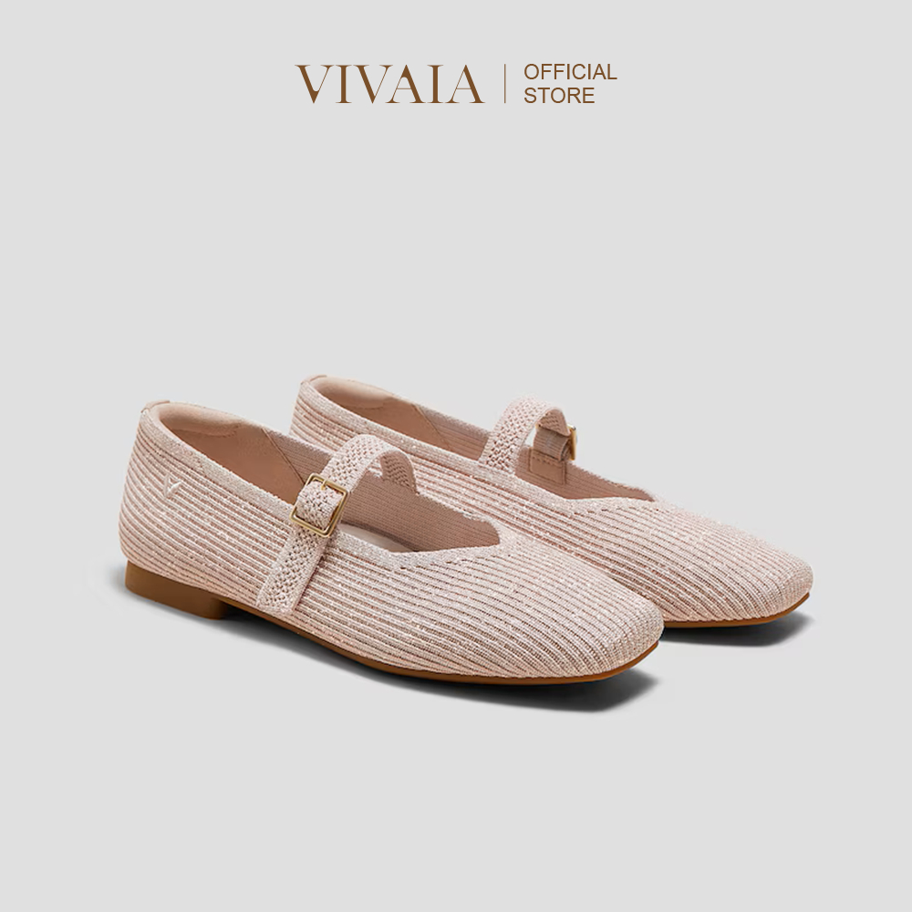 Jual VIVAIA Sepatu Wanita Square-Toe Mary-Jane (Margot Mary-Jane ...