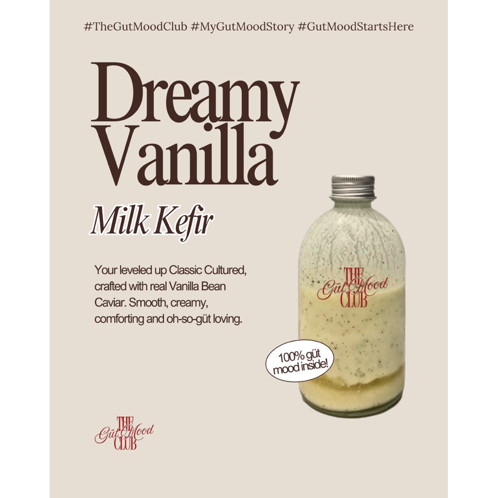 Jual The Gut Mood Club Dreamy Vanilla Milk Kefir - Susu Kefir Dreamy ...