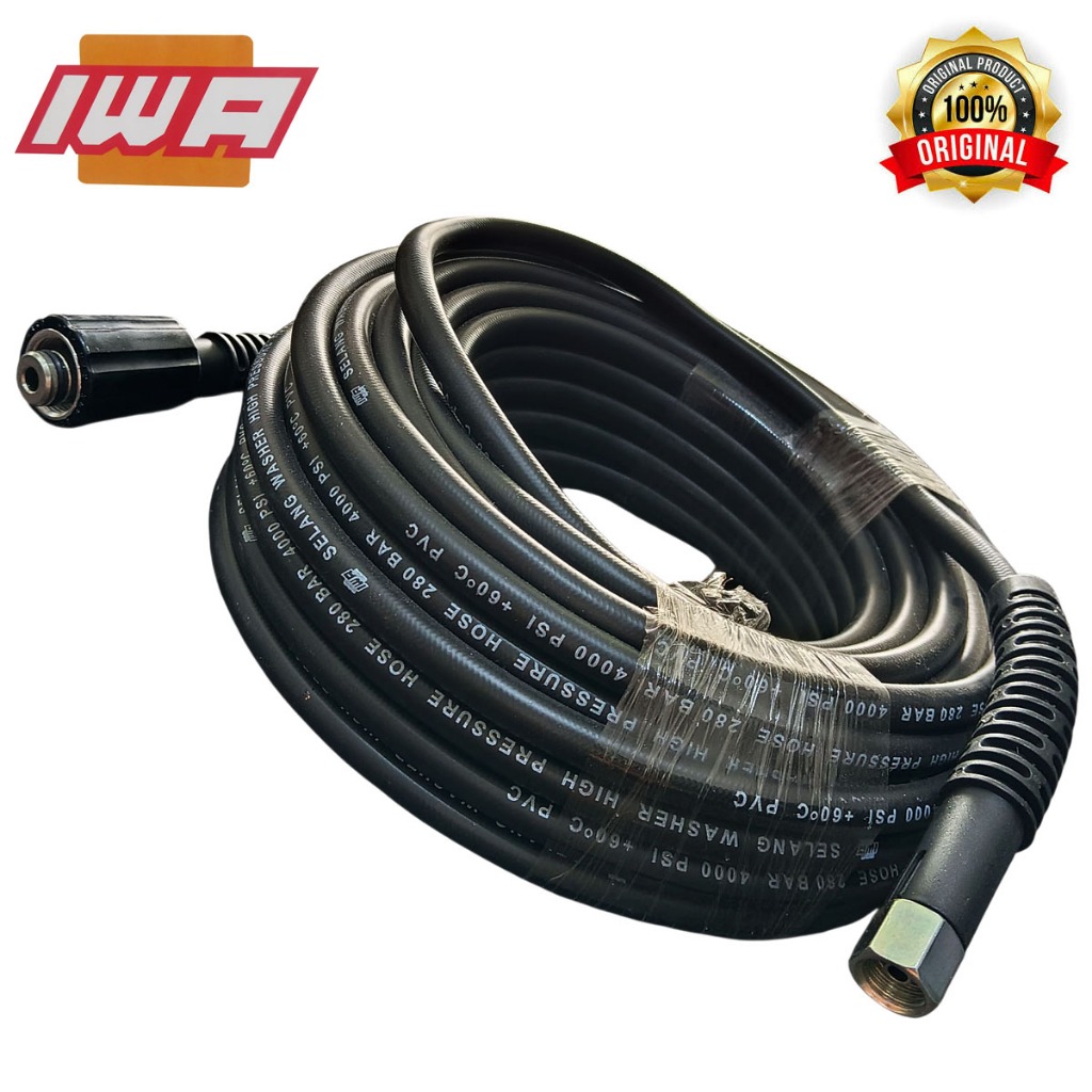 Jual NEW IWA Selang Jet Cleaner 10m - Selang Mesin Steam - High ...