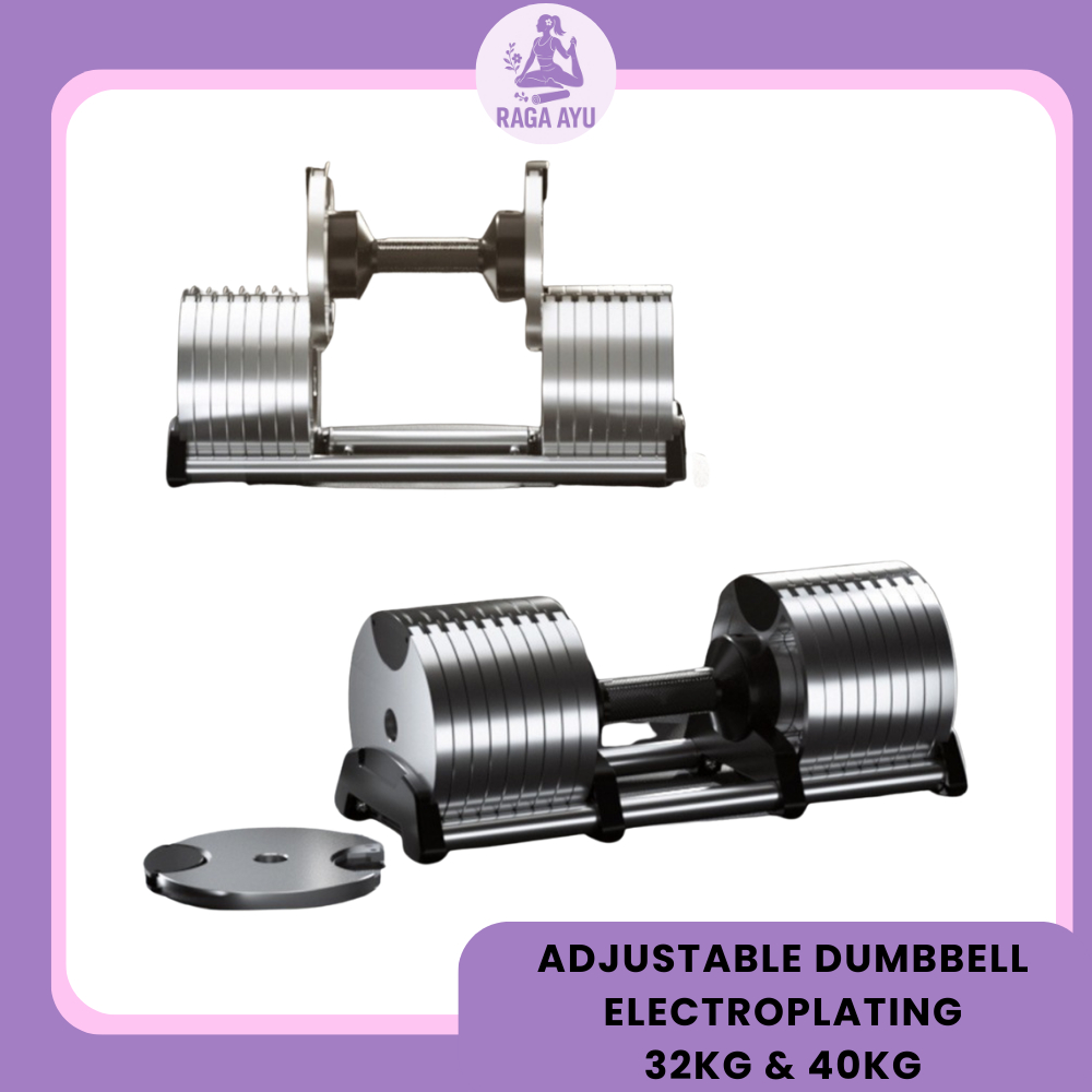 Jual RA - Dumbbell Barbel Set Peralatan Fitness 32KG Dan 40KG / Alat ...
