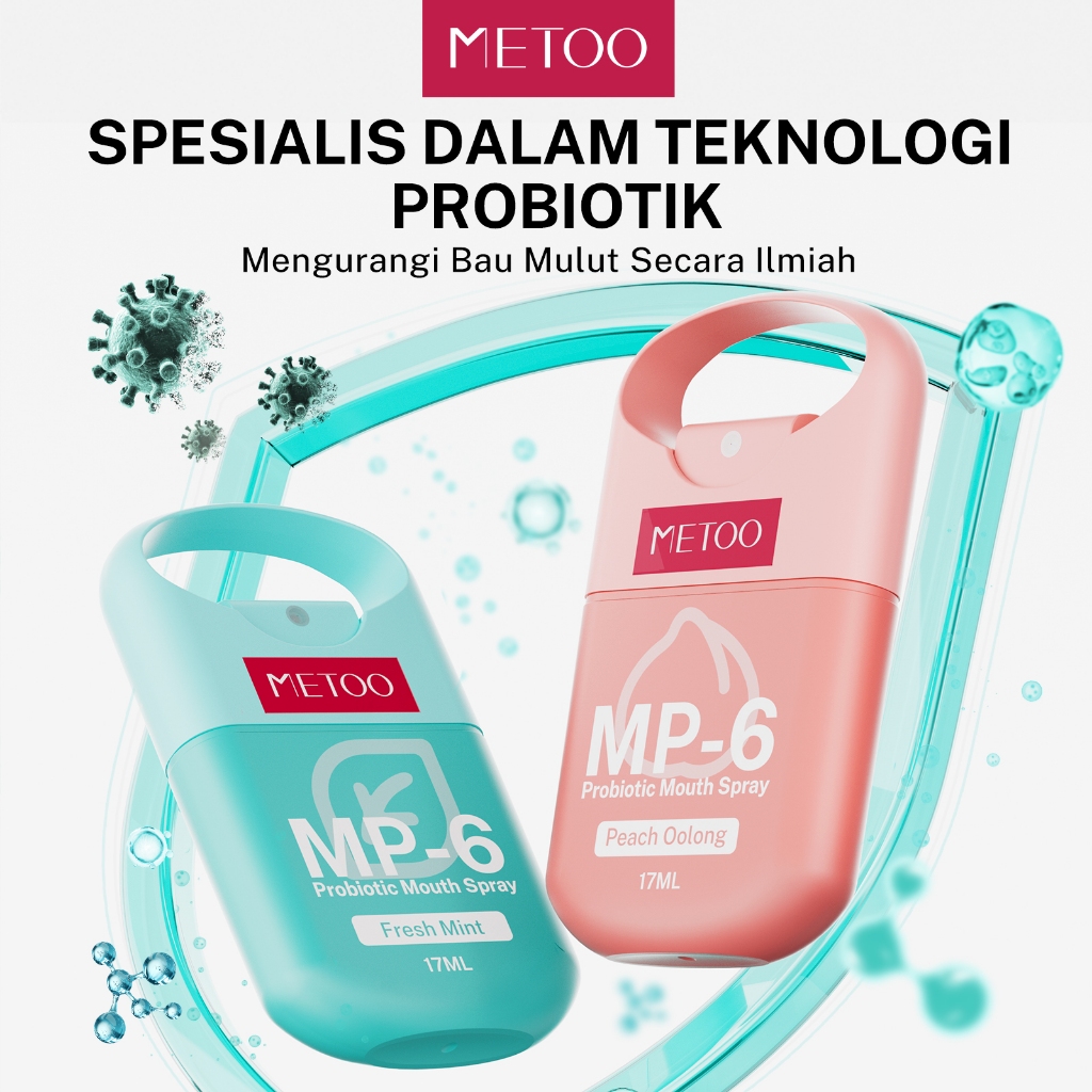 Jual [BPOM]METOO MP-6 Probiotic Mouth Spray Long-lasting fragrance ...