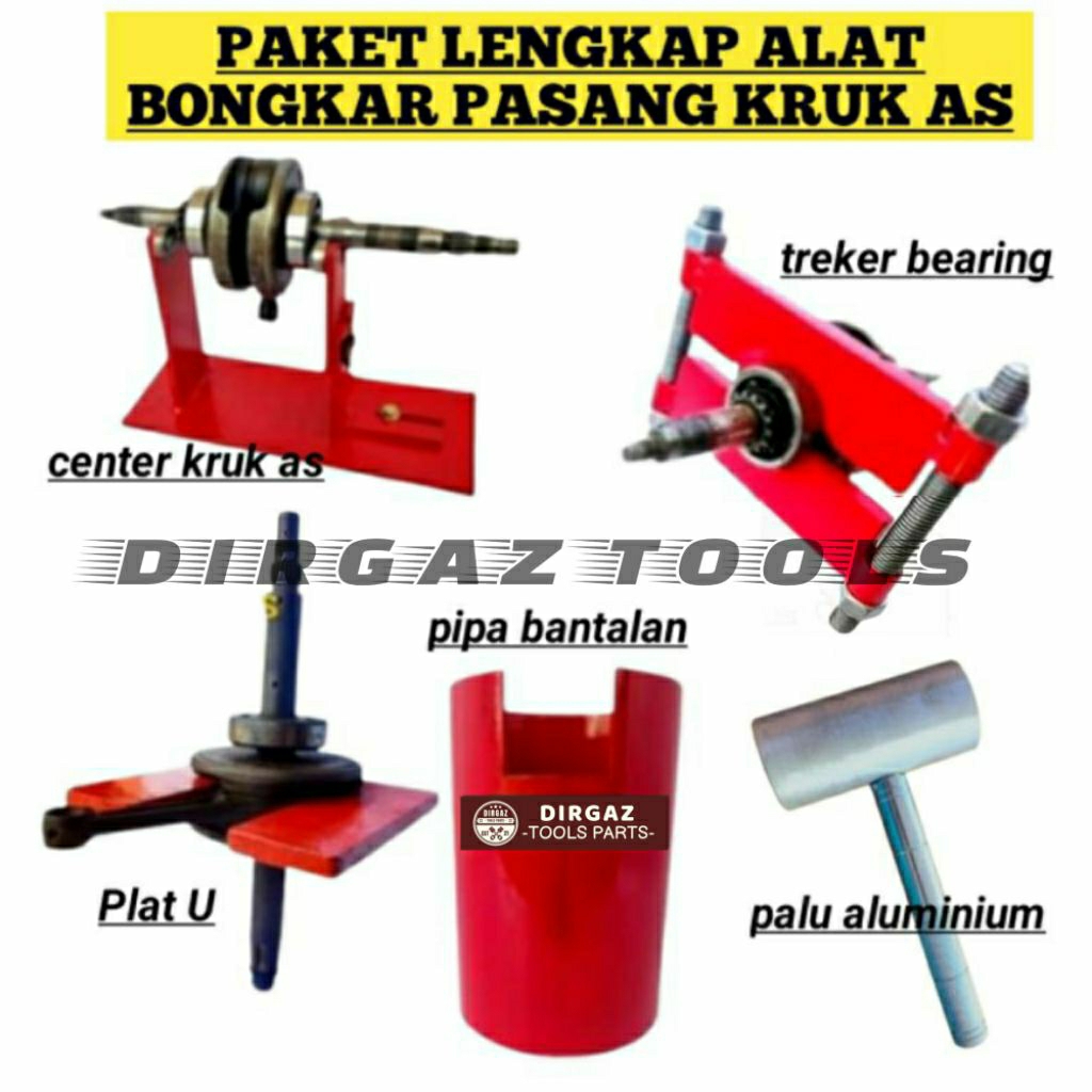 Jual PAKET LENGKAP alat bongkar pasang kruk as semua motor center kruk ...