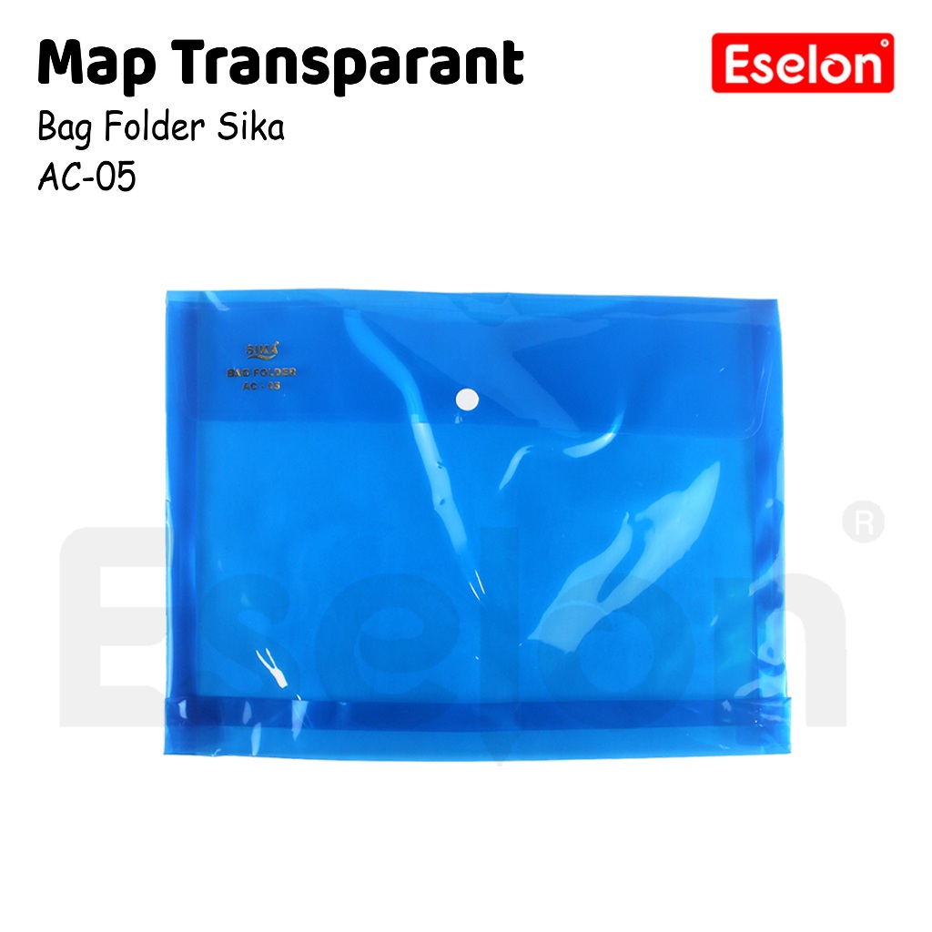 Jual Map kancing sz Folio Bening / Map folder / Bag folder Kancing Mika ...