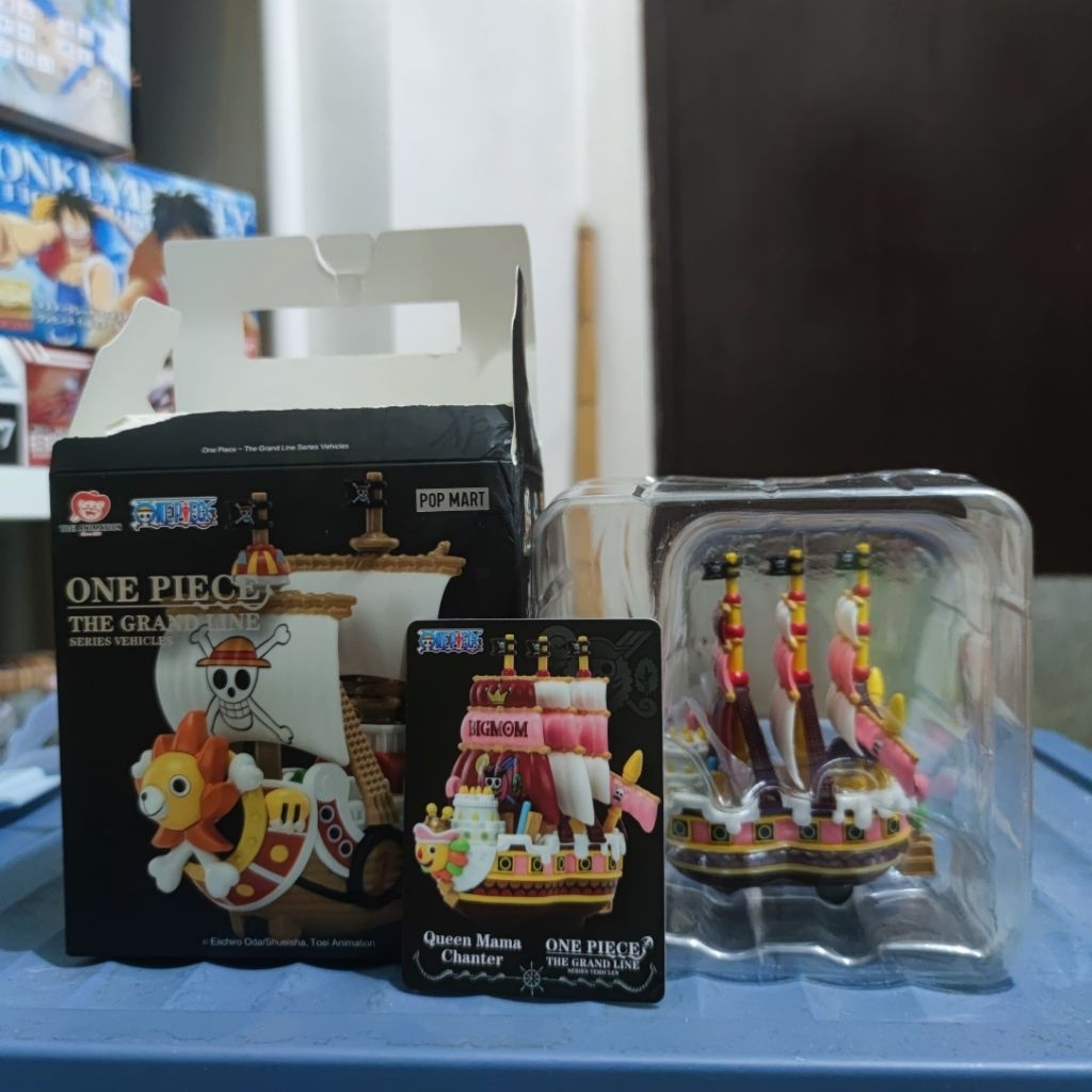 Jual Popmart one piece the grandline queen mama chanter bigmom ship ...