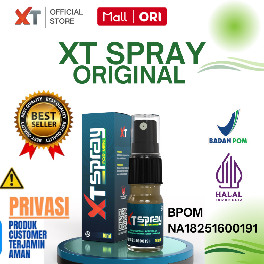 Jual XT - Spray Herbal Oil - 5 mL | Shopee Indonesia