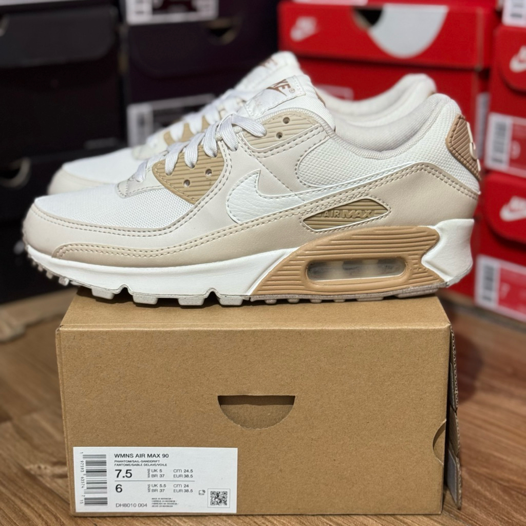 Jual Sneakers Wanita Air Max 90 Phantom Sail Sandrift Resmi | Shopee ...