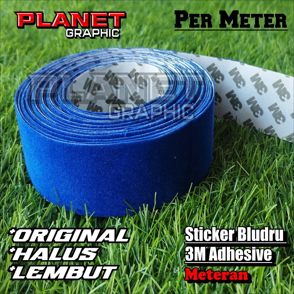 Jual Sticker Bludru / Beludru / Felt 3M untuk Pelapis Rakel Ukuran 4cm ...