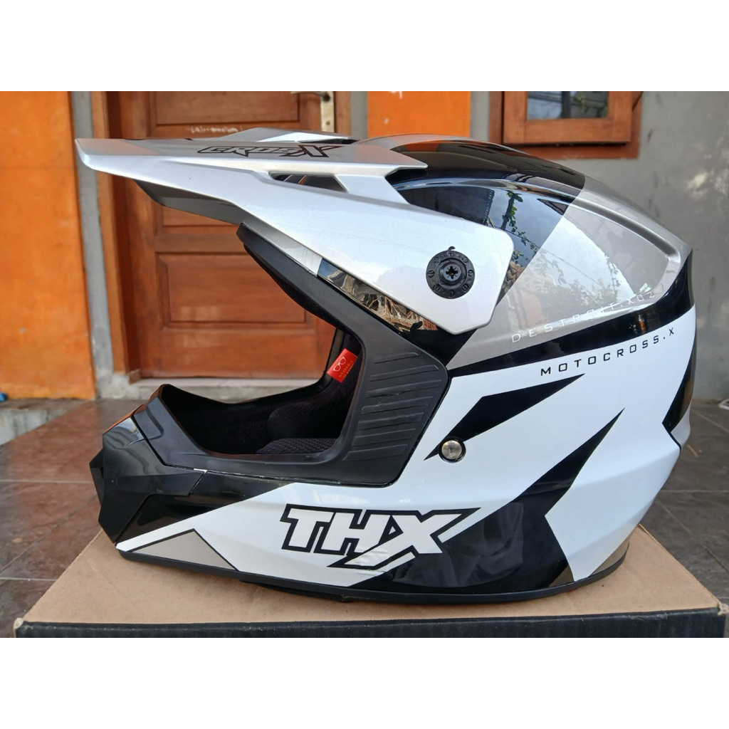 Jual HELM CROSS THX UK L ALL SIZE | Shopee Indonesia