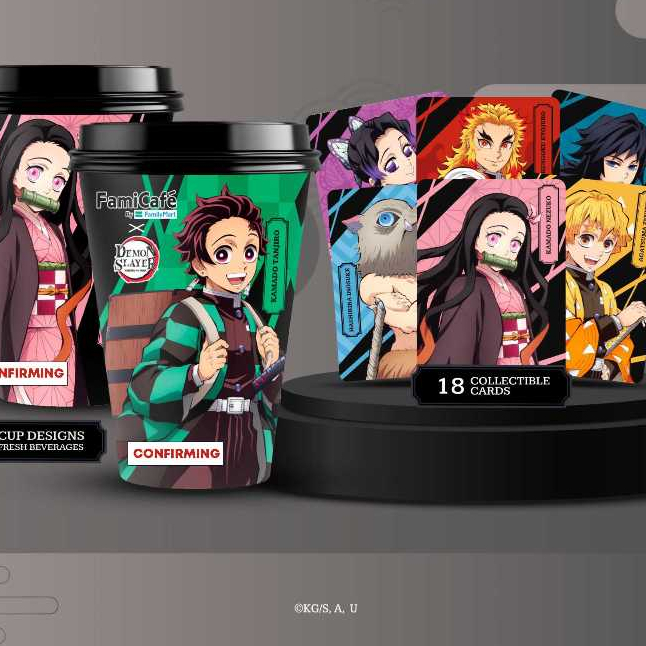 Jual Gelas Kartu Demon Slayer x Family Mart Merchandise Cup Card ...