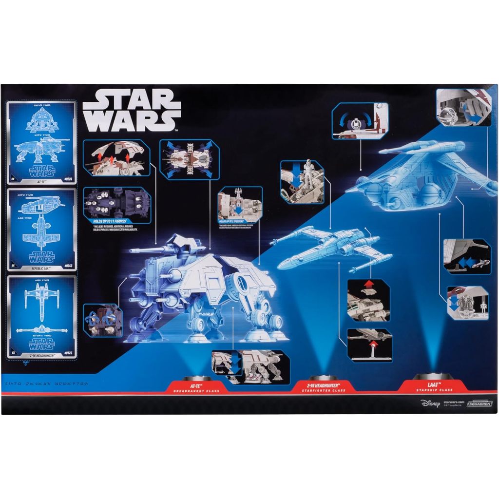 Jual STAR WARS MICRO GALAXY SQUADRON REPUBLIC ATTACK FORCE BUNDLE SET ...