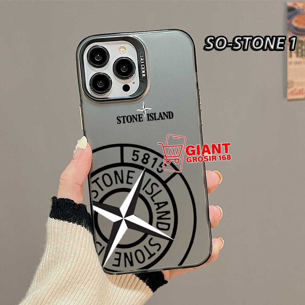 Jual Case IMD Hologram Black Casing Stone Island for iQoo Neo 10 iQoo ...