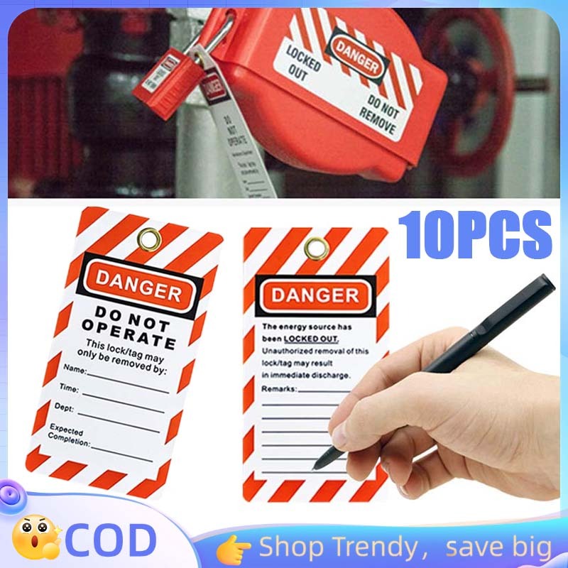 Jual Tag Out Loto Safety Loto Tag Safety Tag Tag Out Gembok Loto Tag ...