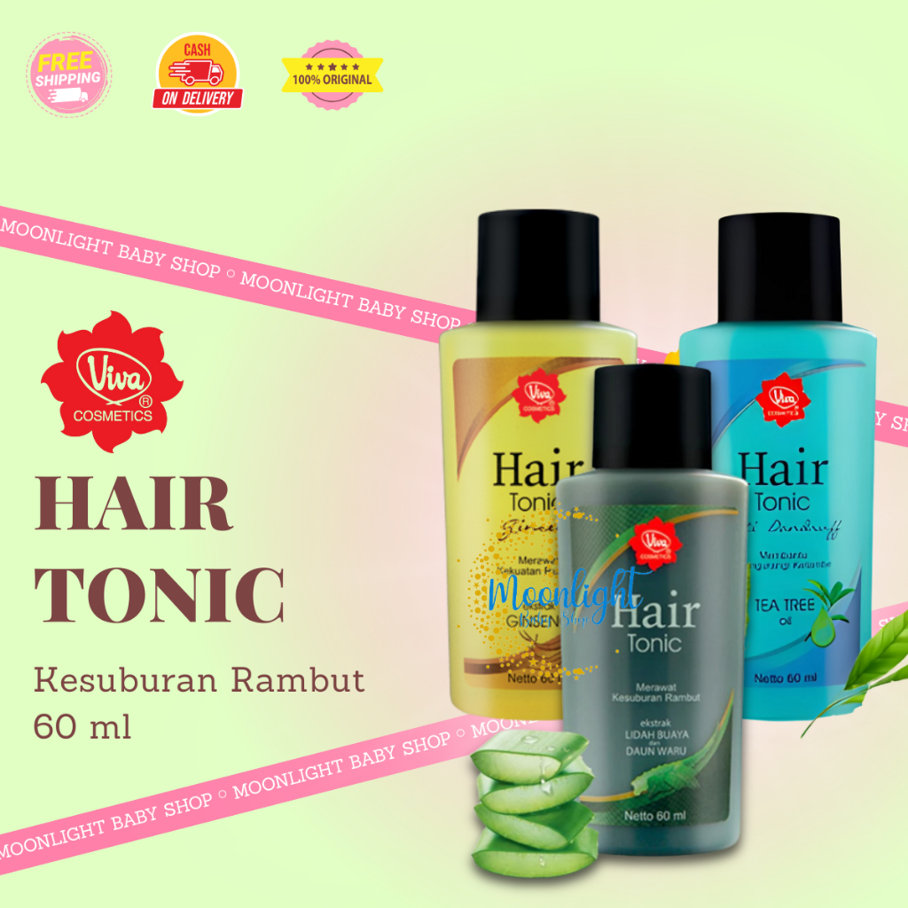 Jual Viva Hair Tonic Ginseng 60ml – Tonic Perawatan Rambut Alami untuk ...