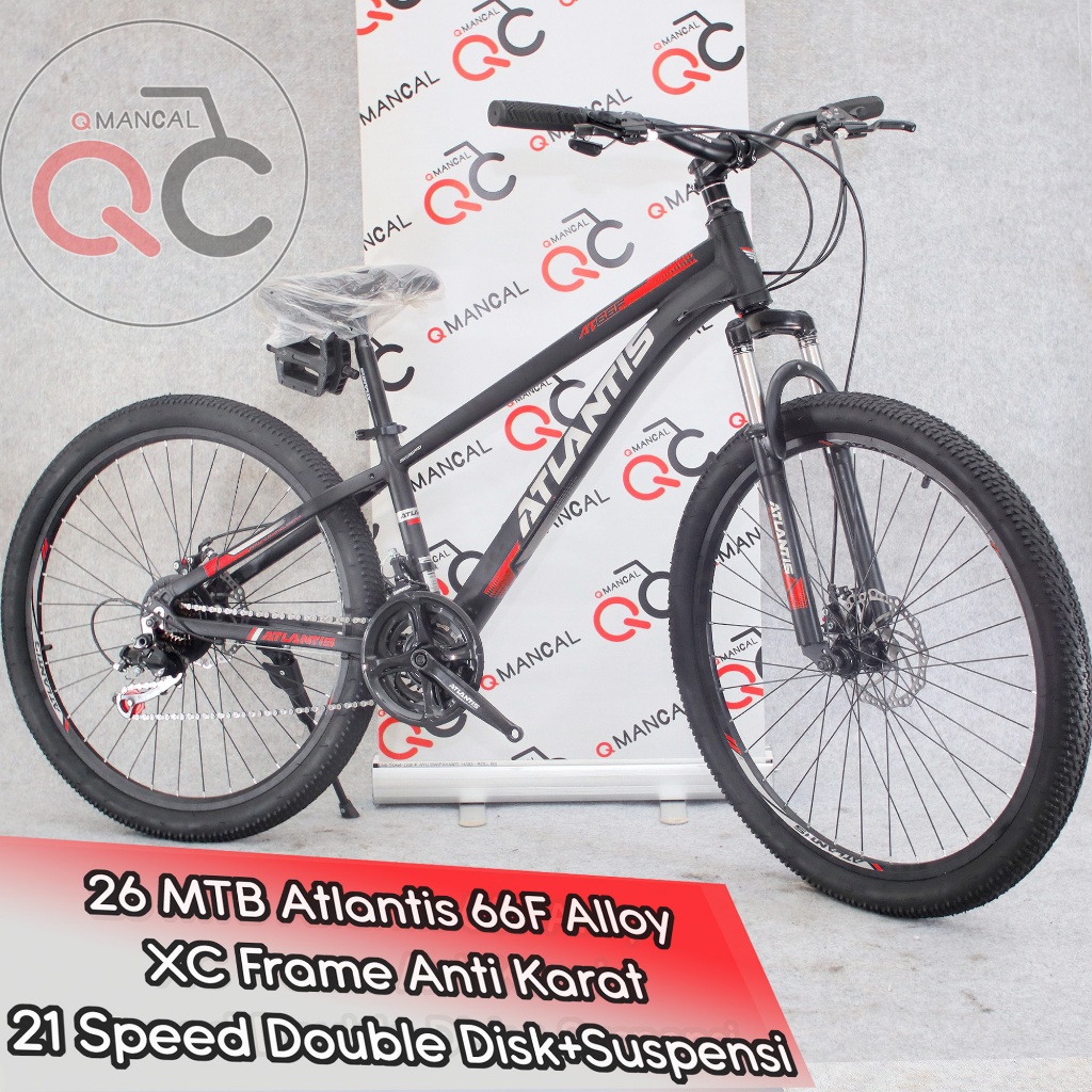 Jual MTB Alloy Atlantis 26" 66F 21 Speed Bergaransi Anti Karat Double ...