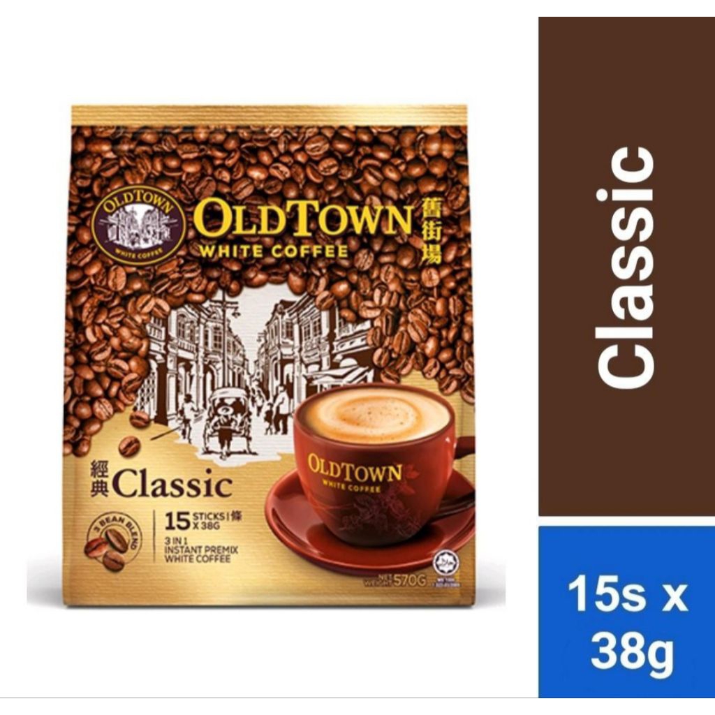 Jual Oldtown white coffee 3 in 1 Classic malaysia (15 sachet) | Shopee Indonesia