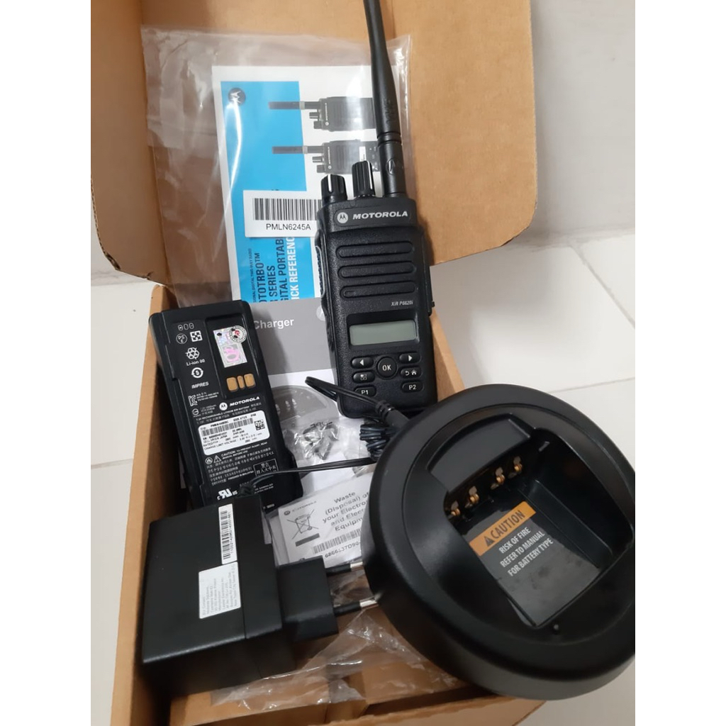 Jual RADIO HT MOTOROLA XIR P6620i VHF komplit segel | Shopee Indonesia