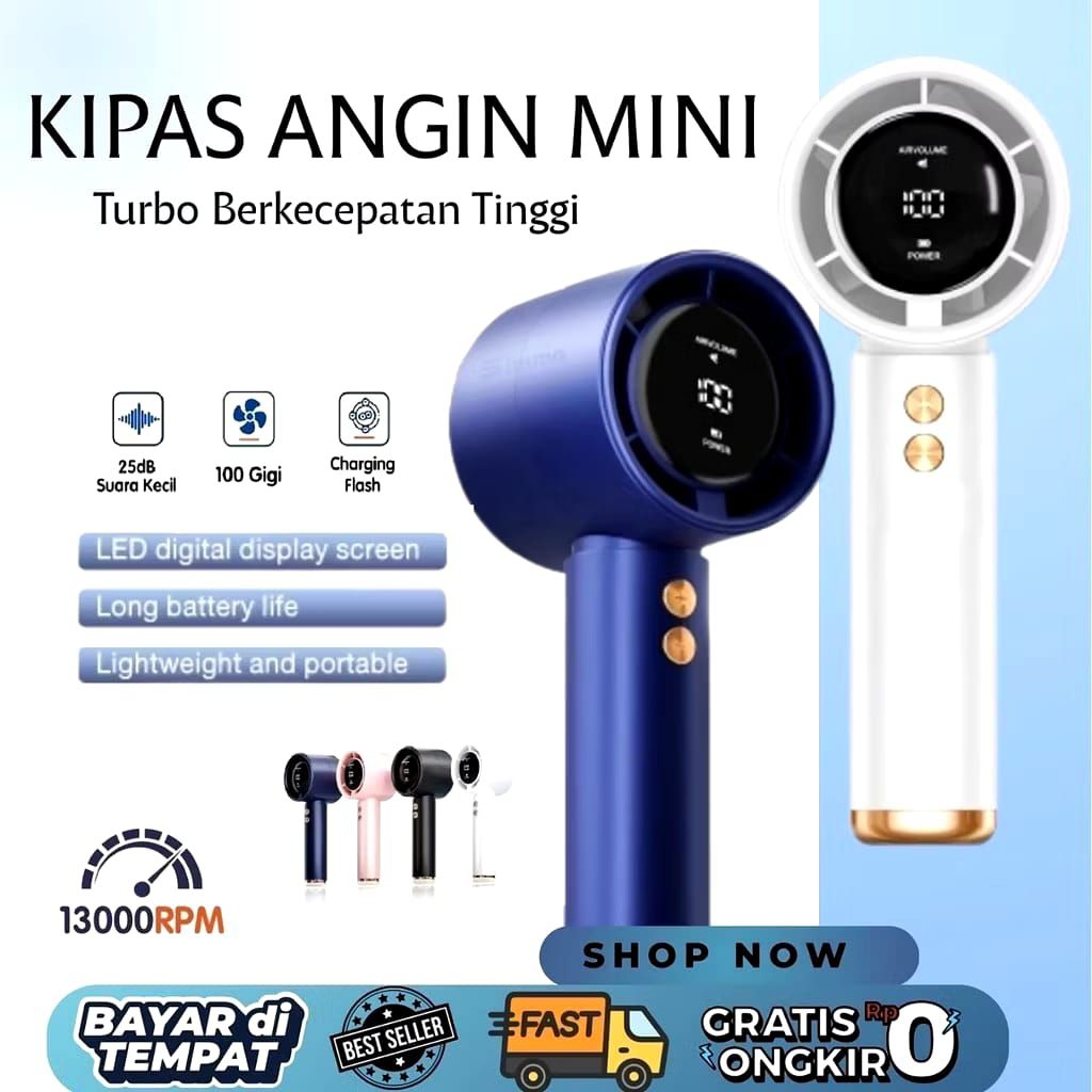 Jual Turbo N68 USB Mini Fan Kipas High-speed kipas kipas angin turbo ...
