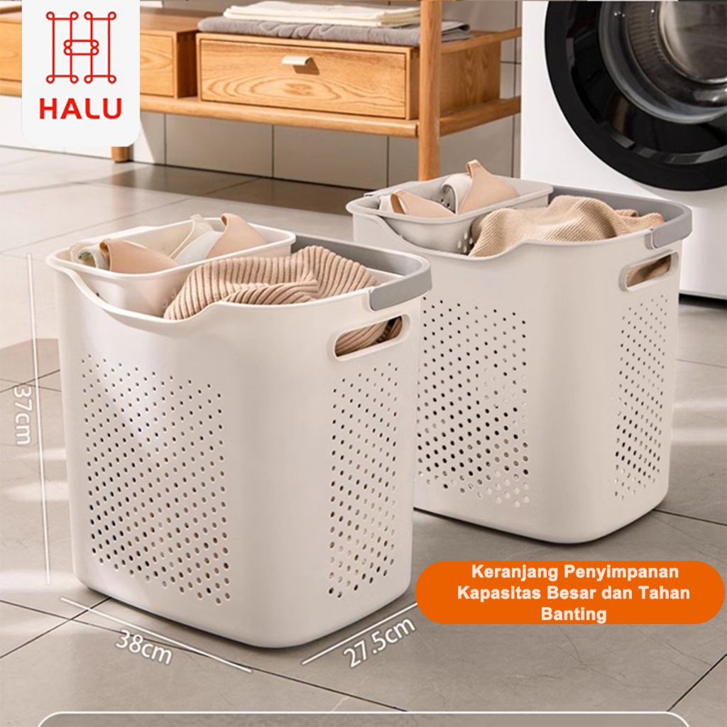 Jual Halu Kotor Plastik Laundry Bag Keranjang Baju Kotor Laundry Baju ...