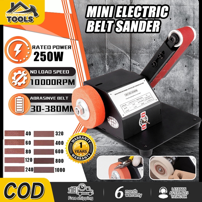 Jual Mesin Amplas Belt Sander Mini 250W Vertikal & Horisontal 2-in-1 ...