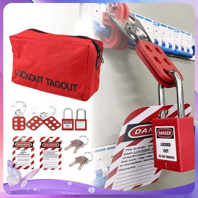 Jual Safety Loto Tag Lock Loto Tags, Red Safety Padlocks Lockout Tagout ...