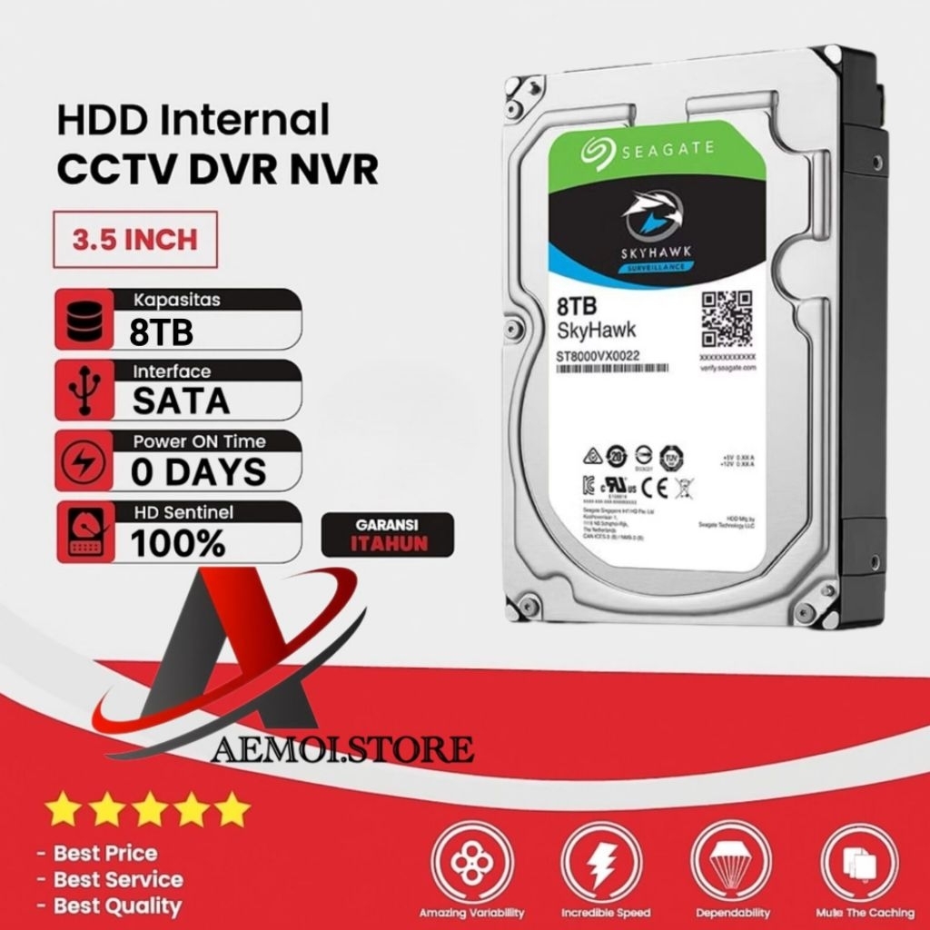 Jual Hardisk 10TB/8TB Skyhawk 3.5" baru - HDD internal CCTV DVR NVR ...